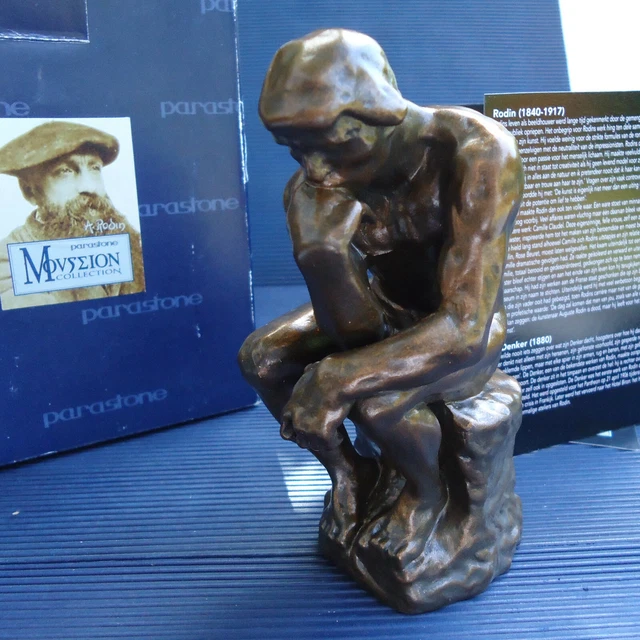 LE PENSEUR DE Rodin Sculpture Reproduction Création Parastone Made in ...