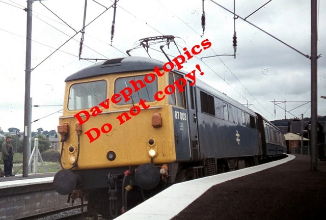 ORIGINAL 35MM Slide Diesel /Steam Train / Engine Railway 87003 c1978 £3 ...