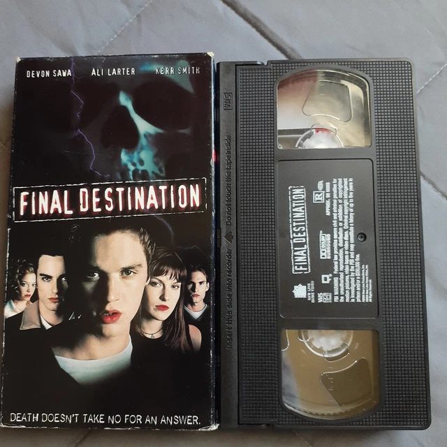 FINAL DESTINATION VHS 2000 Devon Sawa Ali Larter Kerr Smith Y2K Horror ...