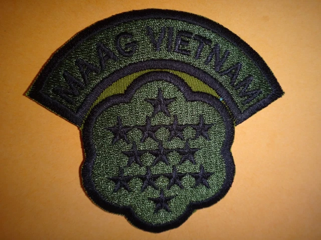 GROUPE D'ASSISTANCE MILITAIRE MAAG Des États-Unis Au VIETNAM Écusson ...