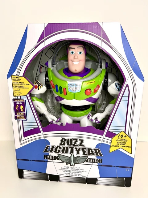 DISNEY PARKS TOY Story 12" Buzz Lightyear Interactive Talking Action ...