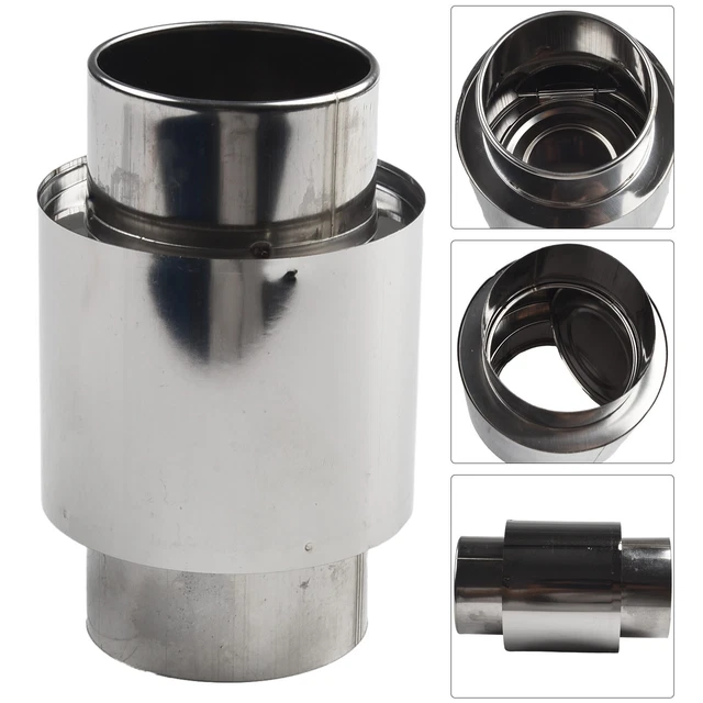 CHIMNEY FLUE PIPE Extension for Wood Log Burning Suitable for Camping ...