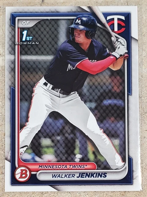 WALKER JENKINS 2024 Bowman Paper Prospect 1° Bowman #BP-43 Minnesota ...