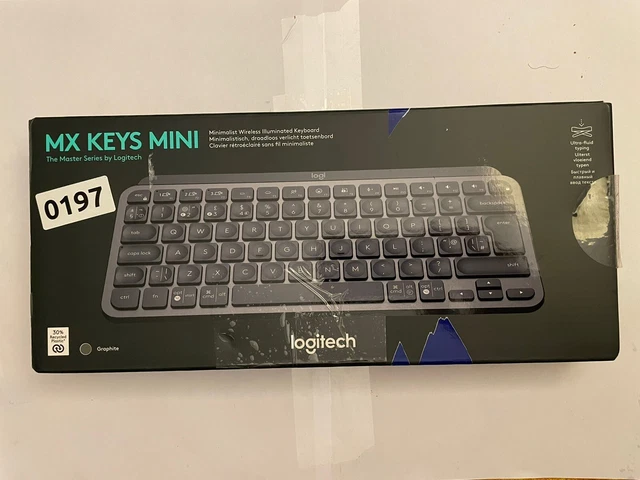 LOGITECH MX KEYS Mini Wireless Keyboard Graphite English Layout ...
