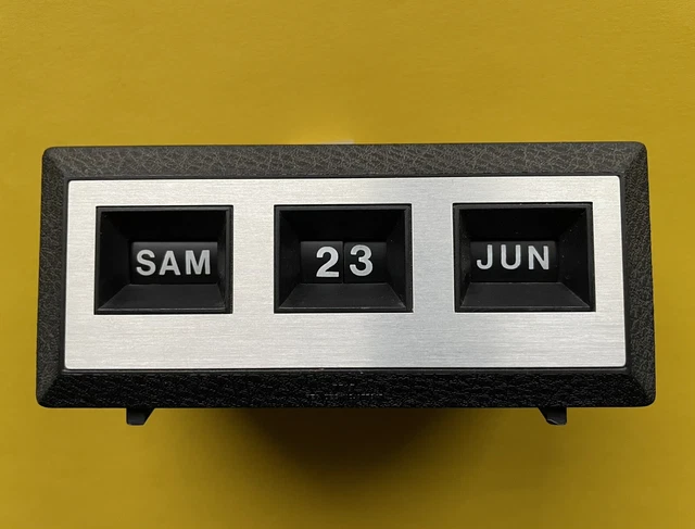 EWIGER KALENDER DAUER 60 70 Panton SPACE AGE Mid Century FLIP Arlac ...