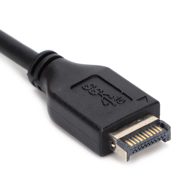 MOTHERBOARD 3.1 EXTENSION Cable 10Gbps Positive Negative Plug Front ...