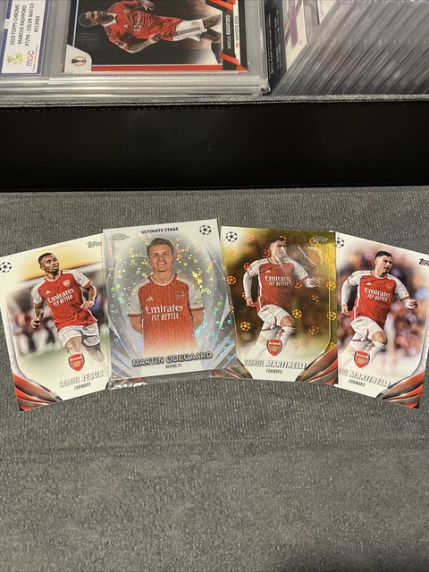 TOPPS UCC FLAGSHIP 2023/24 Arsenal, Odegard, Chrome Ballon d'Or. EUR 3 ...