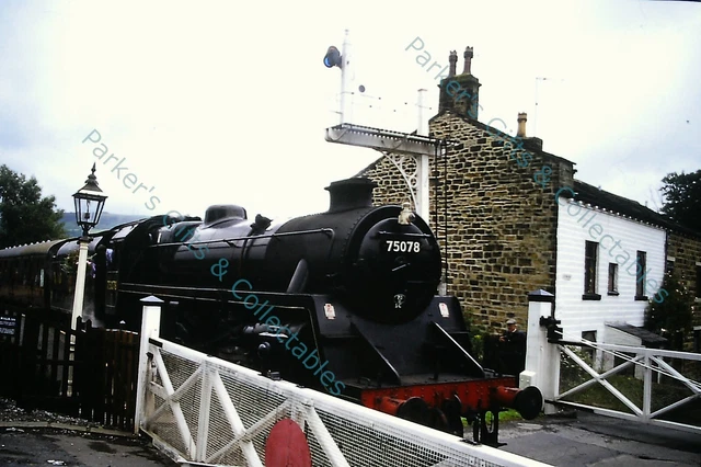 RAILWAY SLIDE TRAIN Slide 35mm Locomotive No 75078 (BN 8c) EUR 5,65 ...