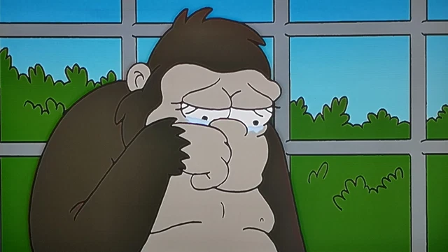 THE SIMPSONS PRODUCTION Drawing Cel Unknown Character Animation TV ...