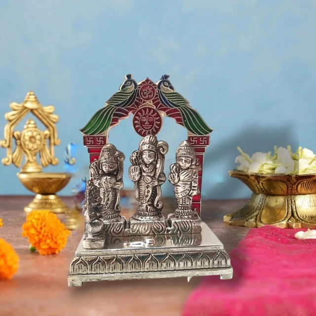 RAM DARBAR STATUE Idol Murti Ayodhya - RAM Laxman Sita Hanuman (1099 ...