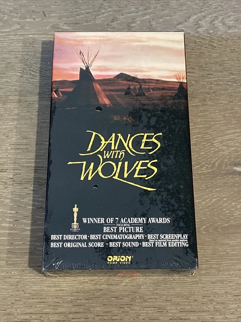 DANCES WITH WOLVES (VHS) [BRAND NEW, SEALED with WATERMARK] HI-FI ...