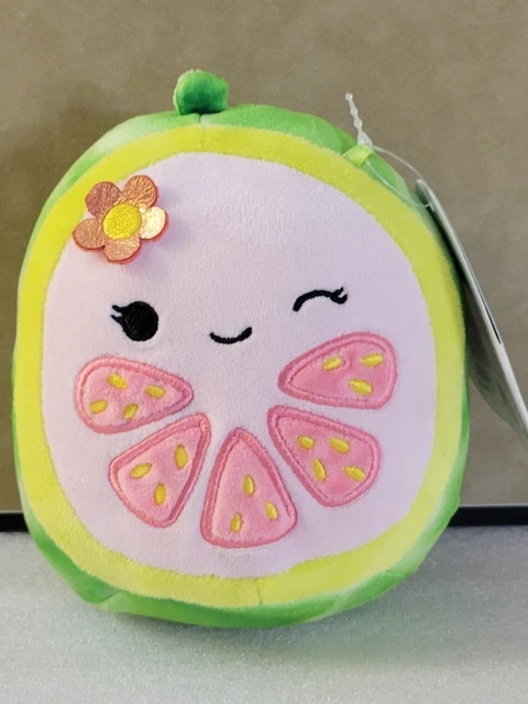 SQUISHMALLOWS FRUIT & Veggie Squad Lena the Pomelo Guava Watermelon 5 ...