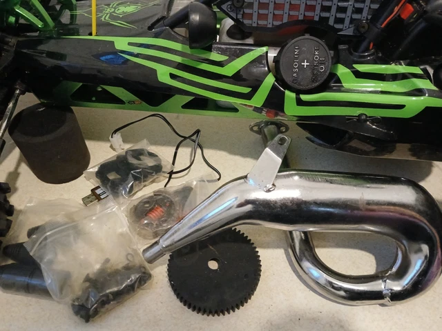 ROVAN AS1 BAJA Green 36cc 1/5th Scale Petrol RC Car 2.4GHz £363.70 - PicClick UK