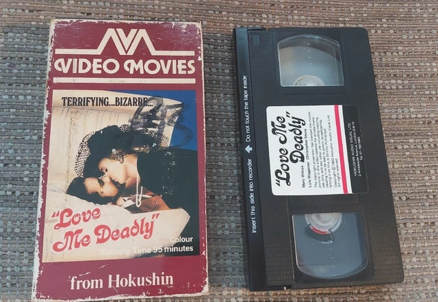 LOVE ME DEADLY pre cert Hokushin VHS horror cut carton rare ex rental ...