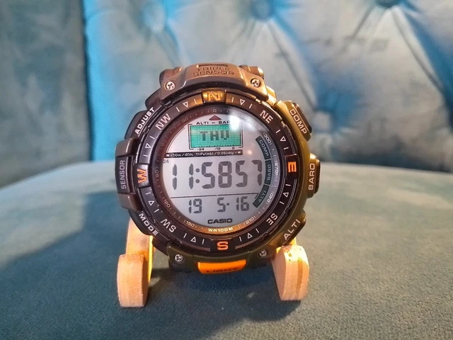 CASIO PRO TREK PRG-40 triple sensor watch £49.45 - PicClick UK