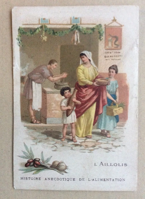 IMAGE CHICOREE LA BOULANGÈRE L’AILLOLIS ET LA BOUILLABAISSE Chromo ...