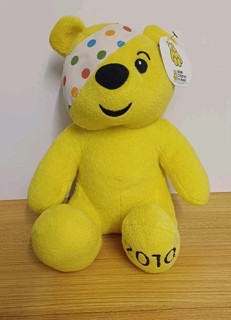 BBC CHILDREN IN Need 2010 10” Teddy Bear BBC Pudsey Bear Plush Soft Toy ...