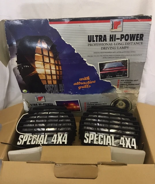 RETRO RAYDYOT ULTRA Hi-Power Special 4x4 Halogen Bulbs Driving Lights ...