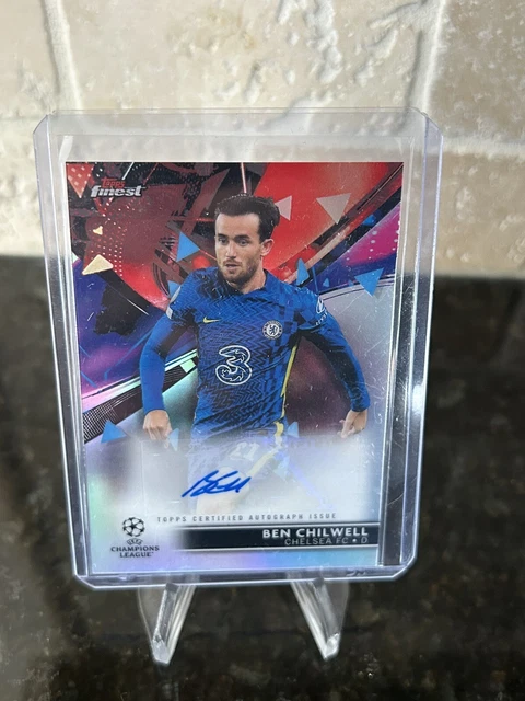2021-22 TOPPS FINEST UCL Ben Chilwell Autograph Auto #BA-BC Chelsea FC ...