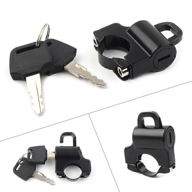 MOTOR HELMET LOCK Anti-theft Security Universal For Harley 7/8'' 22mm ...