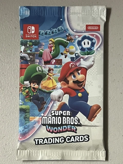 NINTENDO SWITCH SUPER Mario Bros Wonder Trading Cards ONLY Brand New ...