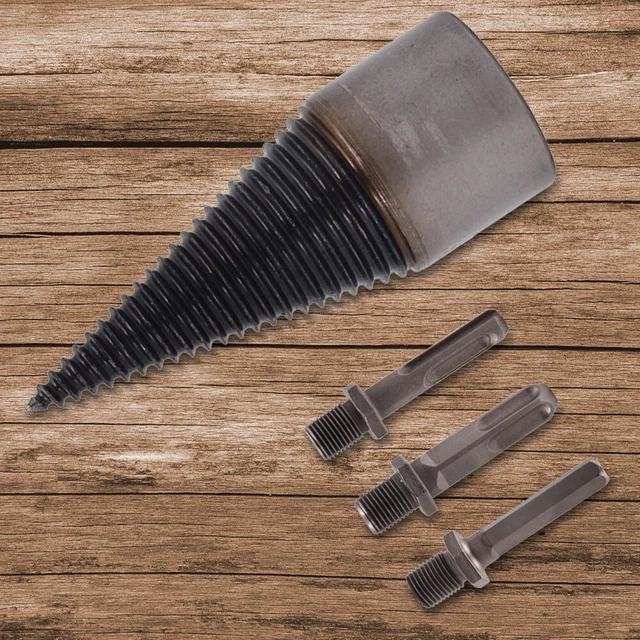 FIREWOOD DRILL BIT Steel Log Splitting Drill Bit for Family Farm (42mm ...