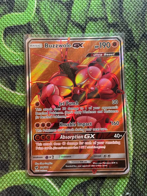 POKÉMON TCG BUZZWOLE GX - Crimson Invasion 104/111 EUR 6,55 - PicClick FR