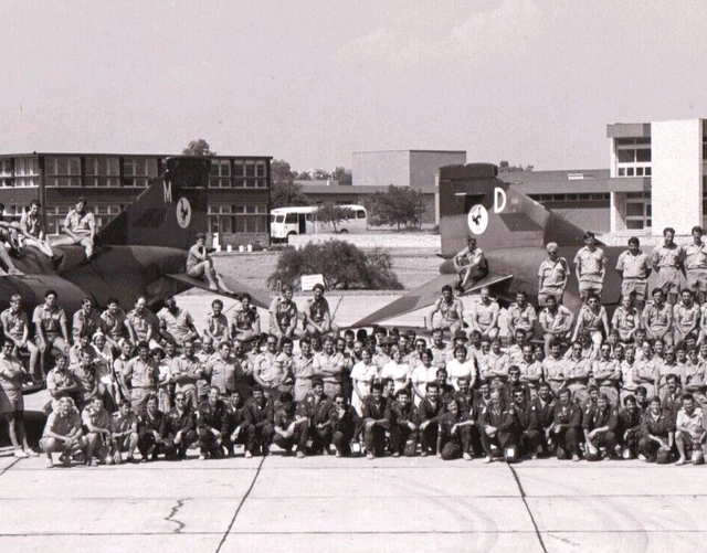 RAF AKROTIRI CYPRUS Group Photo Military Jets Base Royal Air Force 1979 ...