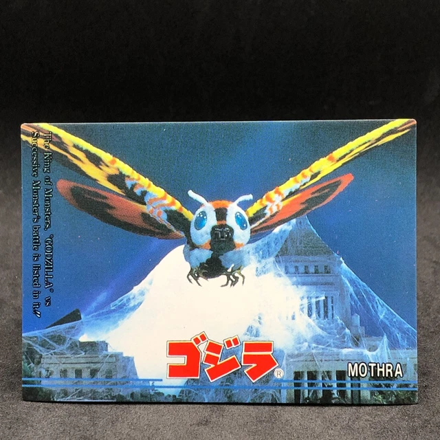 MOTHRA MOTH MONSTER Godzilla Toho Film Amada Dinosaure Carte Jeu TCG ...
