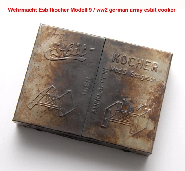 WEHRMACHT ESBITKOCHER MODELL 9,Kocher,Wk2,WH,ww2 army esbit cooker ...