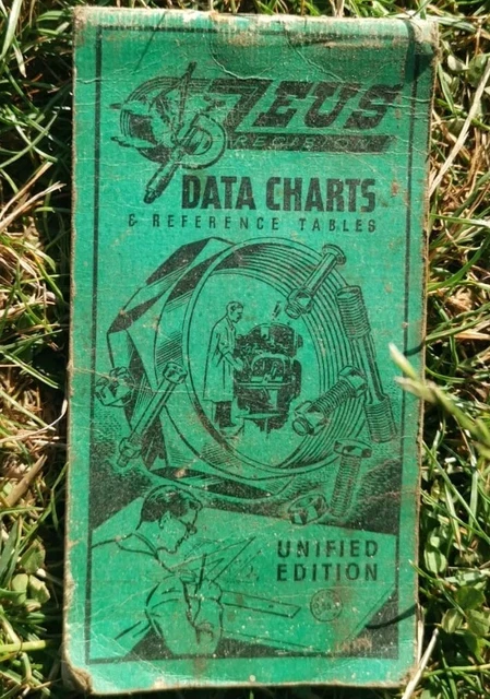 ZEUS PRECISION DATA Charts, Aircraft Engineering, 1940s War Years £20. ...
