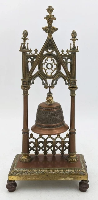 GOTHIC REVIVAL BRASS TABLE BELL c1850's £225.00 - PicClick UK