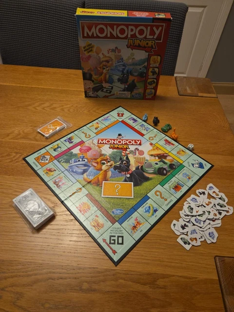 MONOPOLY JUNIOR BOARD Game Complete Set £1.70 - PicClick UK