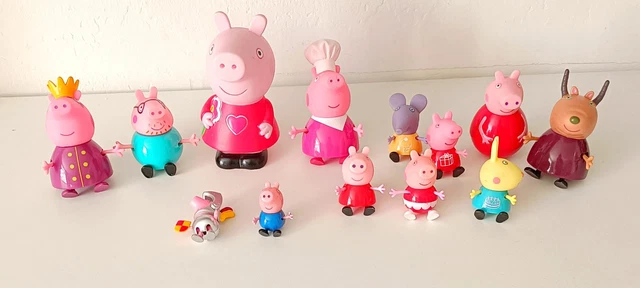 PEPPA PIG JOB Lot Figures X 13 Great Bundle Toys Figures Sets Toddler ...