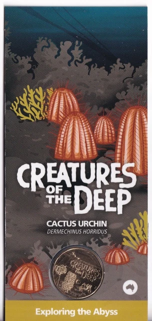 AUSTRALIAN: 2023 $1 Creatures Of The Deep Australia Map Shape ...