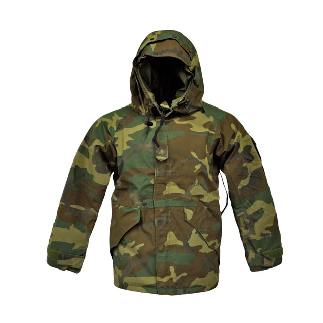 WATERPROOF JACKET GENUINE US Goretex Army Military Combat Raincoat Camo ...