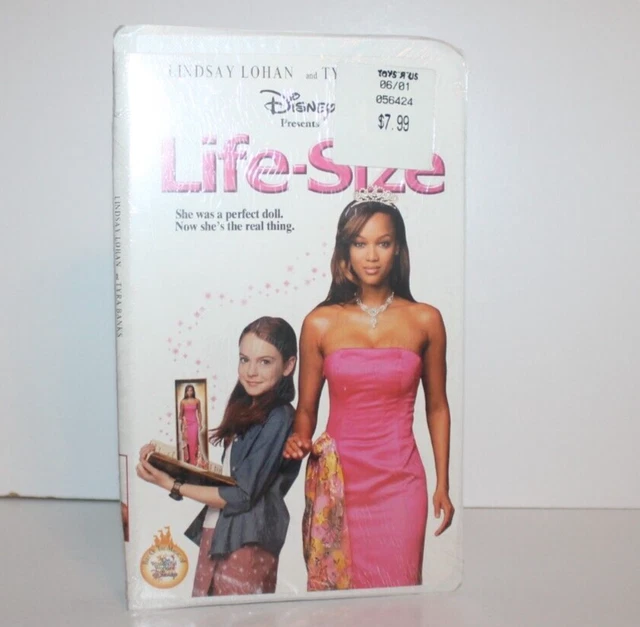 NEW WALT DISNEY LIFE-SIZE Lindsay Lohan Tyra Banks VHS Clamshell ...