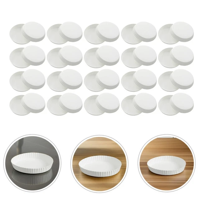 150 PCS BEVERAGE Cup Lid White Leak-proof Cap Coffee Paper Covers $40. ...