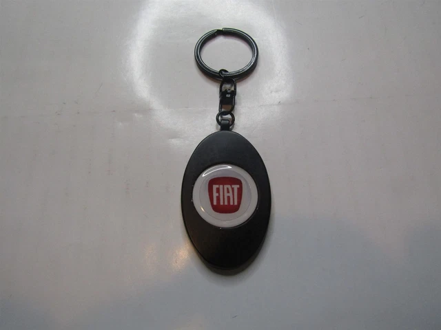 FIAT 500 SPORT Turbo Spider 124 126 850 1200 Abarth Keychain Metal ...