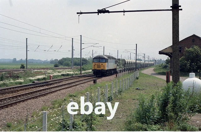 ORIGINAL 35MM COLOUR Railway Neg of Class 56 56058 at Helpston Junction ...