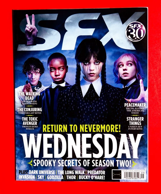 WEDNESDAY SFX MAGAZINE SEPTEMBER 2025 ISSUE #395 Jenna Ortega £14.02 - PicClick UK