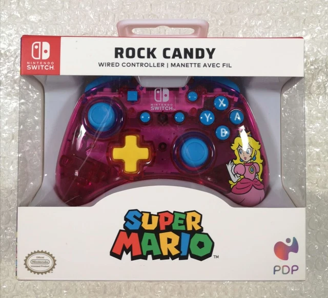 MANETTE (CONTROLLER) FILAIRE (Wired) Princess Peach Super Mario Euro ...