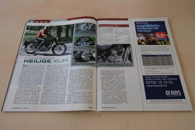 MOTORRAD 18909) ROYAL Enfield Bullet 500 mit 22PS im Fahrbericht auf 2 ...