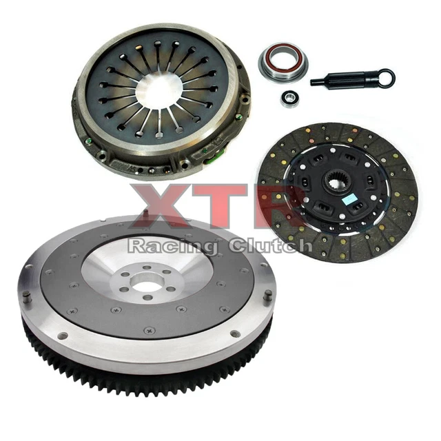 XTR OEM CLUTCH KIT+ALUMINUM FLYWHEEL for 87-92 TOYOTA SUPRA 3.0T 7MGTE ...