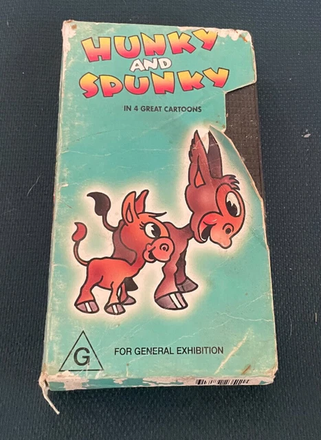 HUNKY AND SPUNKY in 4 Great Cartoons VHS Tape - Untested, Vintage ...