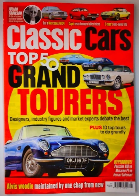 CLASSIC CARS MAGAZINE Août 2026 Top 50 Grand Tourers, Mercedes W124 ...