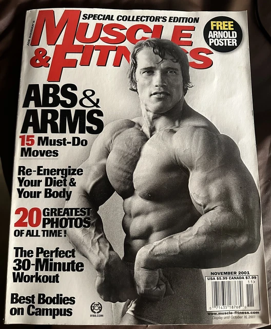 2001 NOVEMBER ARNOLD Schwarzenegger Muscle & Fitness Magazine ...