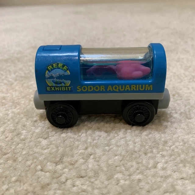 THOMAS FRIENDS LIGHT Up Squid Car Wooden Railway Toy Vehicle Sodor ...