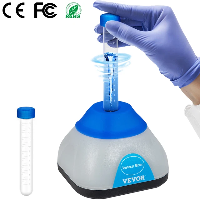 VEVOR MINI AGITATEUR Vortex Mélangeur à Vortex Liquide de 3000 tr / min ...