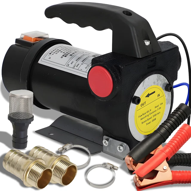 DIESELPUMPE 12V 200W Ölabsaugpumpe Kraftstoffpumpe Heizölpumpe ...